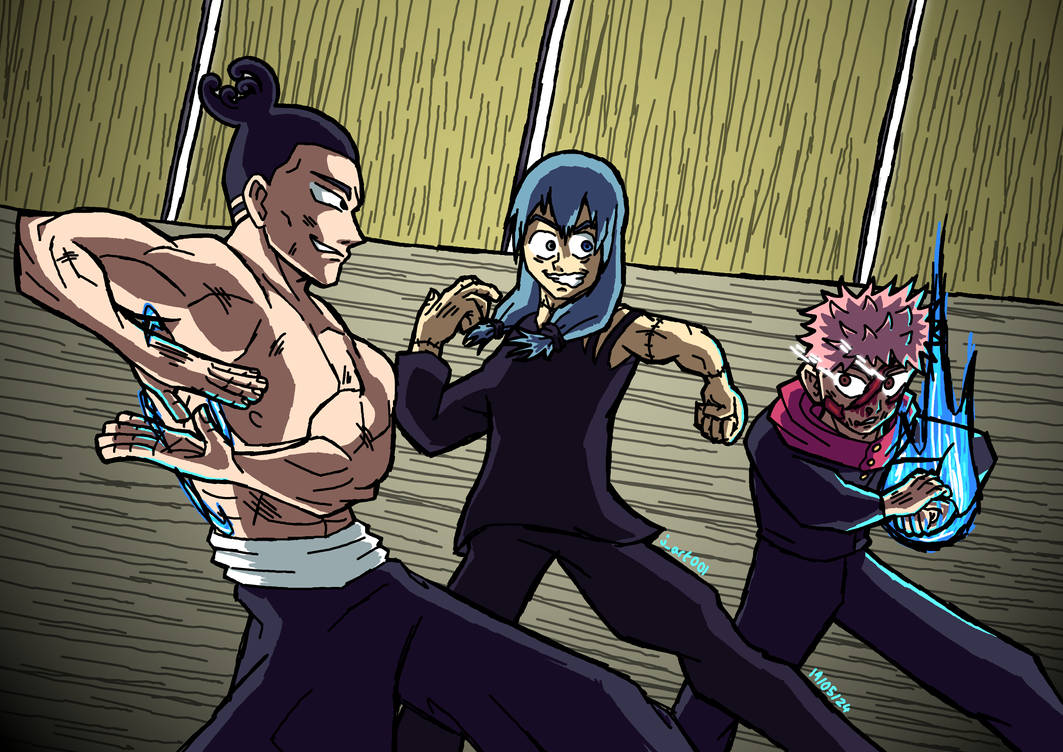 Yuji and Todo vs Mahito by jart001 on DeviantArt