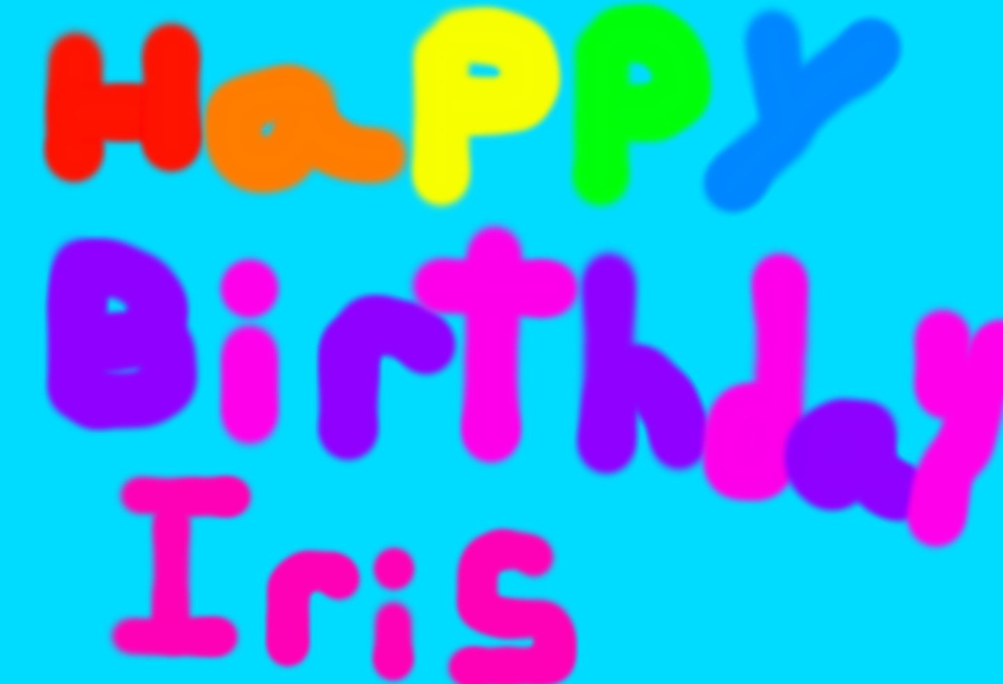 Happy Birthday Iris by RedShamrock56 on DeviantArt