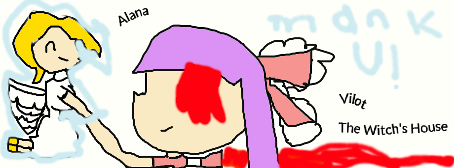 Alana the Angel and Vilot BFF's The Witch's House by ShaymixDiamondz on ...