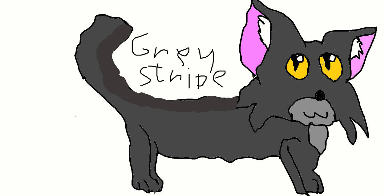 Warriors designs: 5. Greystripe by yugothorne on DeviantArt