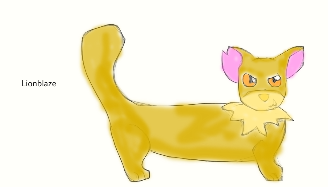 Warriors designs: 16. Lionblaze by yugothorne on DeviantArt