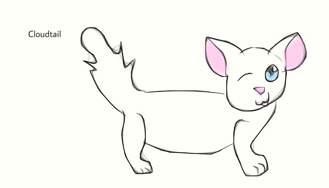 Warriors Designs 27 Cloudtail By Yugothorne On Deviantart