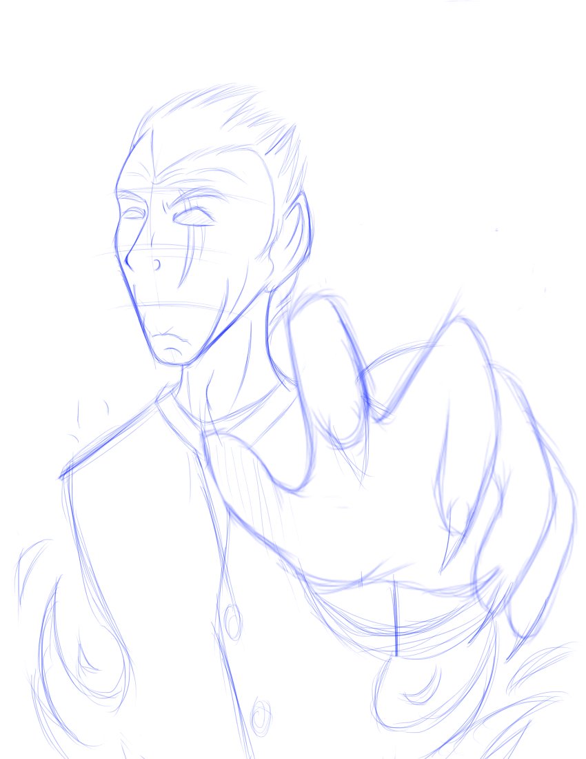 Evil Man Sketch by james-halstead321 on DeviantArt