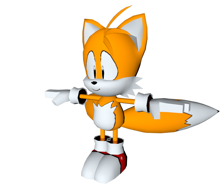 Tails papercraft2 (lineless) by JLuxtails on DeviantArt