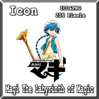 Magi The Labyrinth of Magic Icon by Myk-2103 on DeviantArt