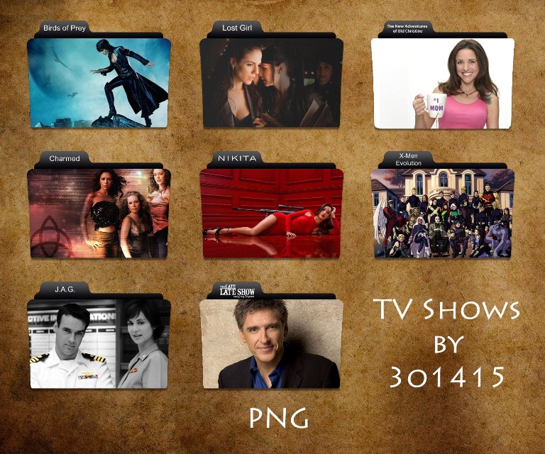 TV Shows Folder Pack by 3o1415 on DeviantArt