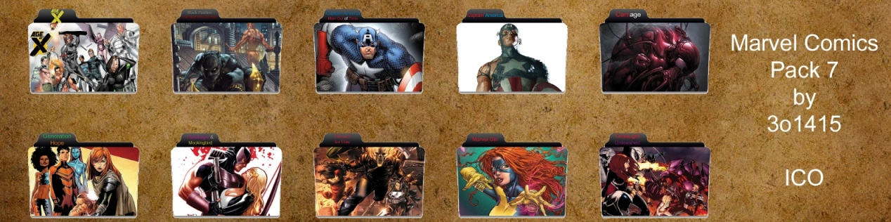 Marvel Ultimate Complete Collection Folder Icon – ZQVSQ