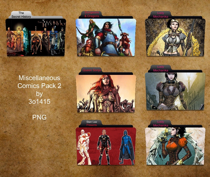 Other Comics Folder Pack 2 by 3o1415 on DeviantArt