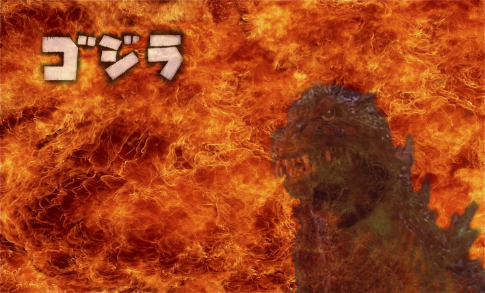 Godzilla wallpaper The Red Flame by TheSpiderAdventurer on DeviantArt
