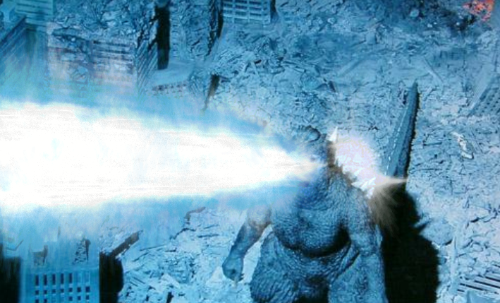 Godzilla atomic beam by TheSpiderAdventurer on DeviantArt
