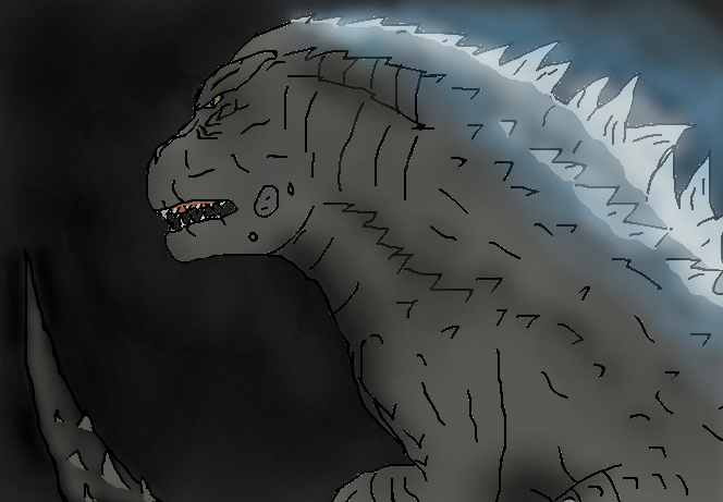 Godzilla 2014 drawing by TheSpiderAdventurer on DeviantArt