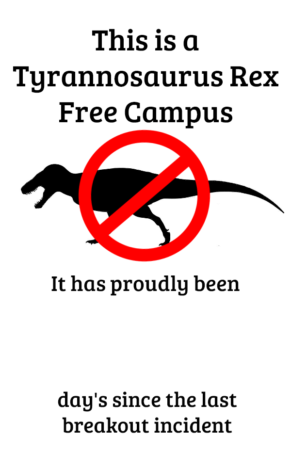Velociraptor Free Zone