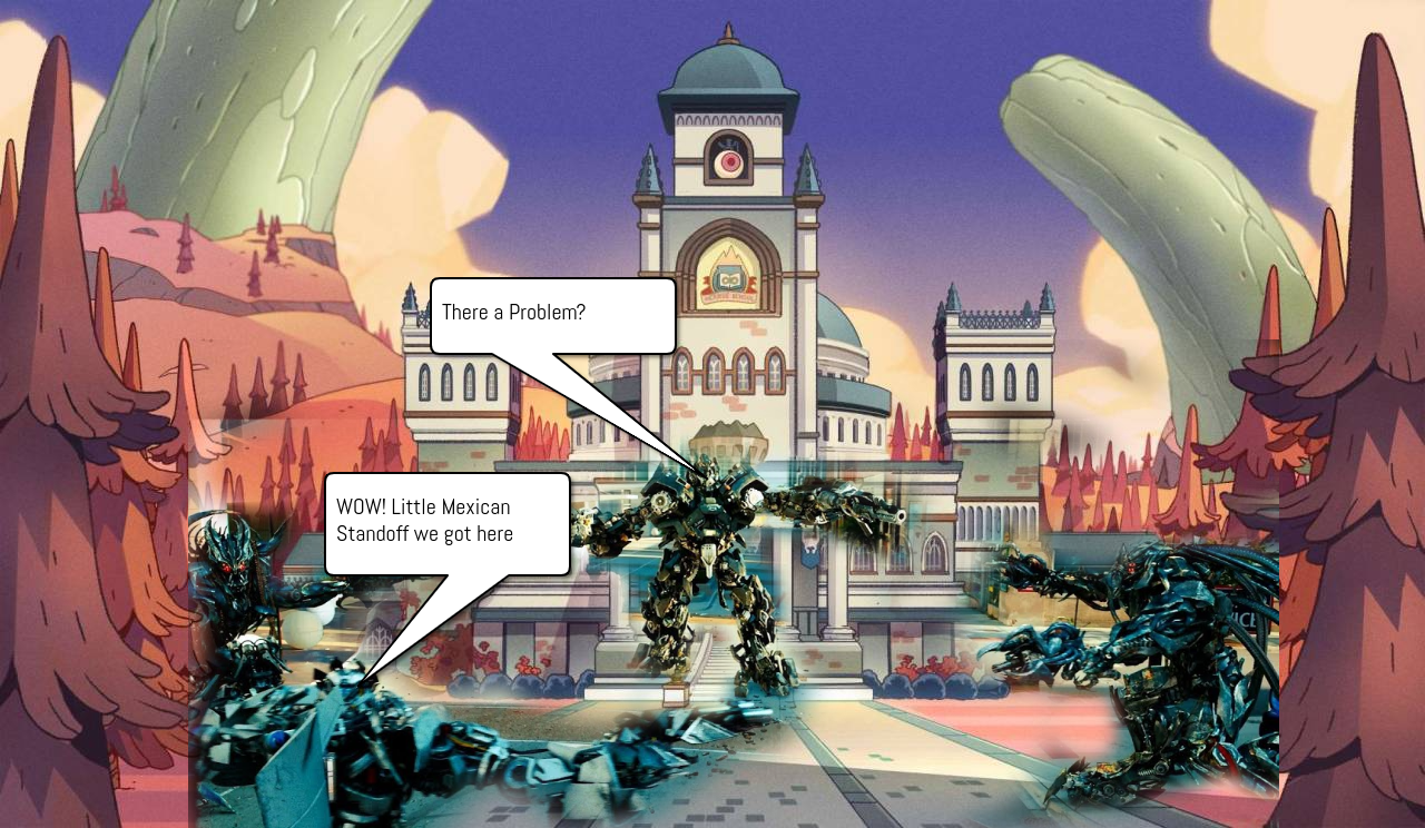 Ironhide and sideswape VS Dreads by tfwheejack on DeviantArt