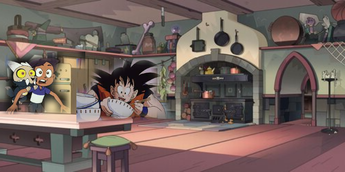 Luz and King shocked Goku east Fast by tfwheejack on DeviantArt