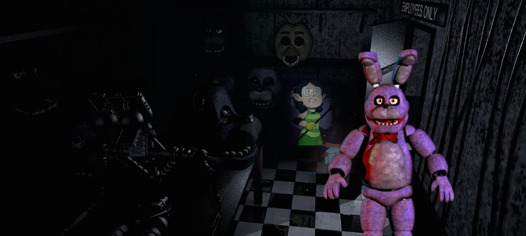 Willow and Gus Hide from Bonnie by tfwheejack on DeviantArt