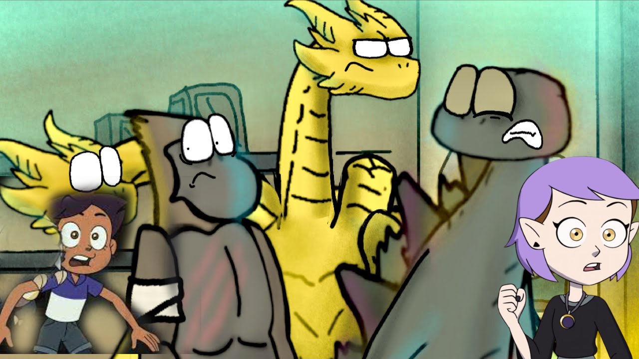 Luz And Godzilla and Monkey and Amity and Ghidorah by tfwheejack on DeviantArt