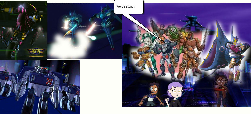 Maximals and Luz and Amity camila be Attack Vechio by tfwheejack on ...