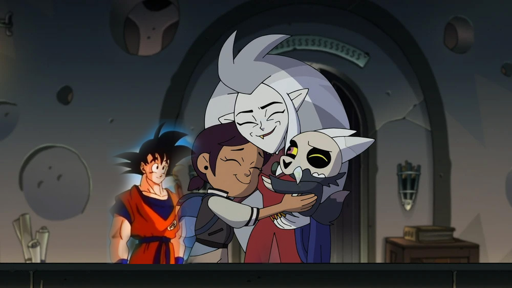 King the Titan and Luz The Witch and Son Goku by tfwheejack on DeviantArt