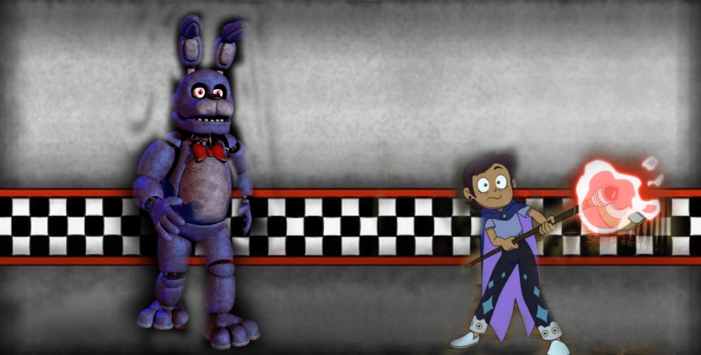 Luz Afraid of Bonnie by tfwheejack on DeviantArt