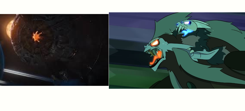 Angry Eda and King VS Unicron by tfwheejack on DeviantArt