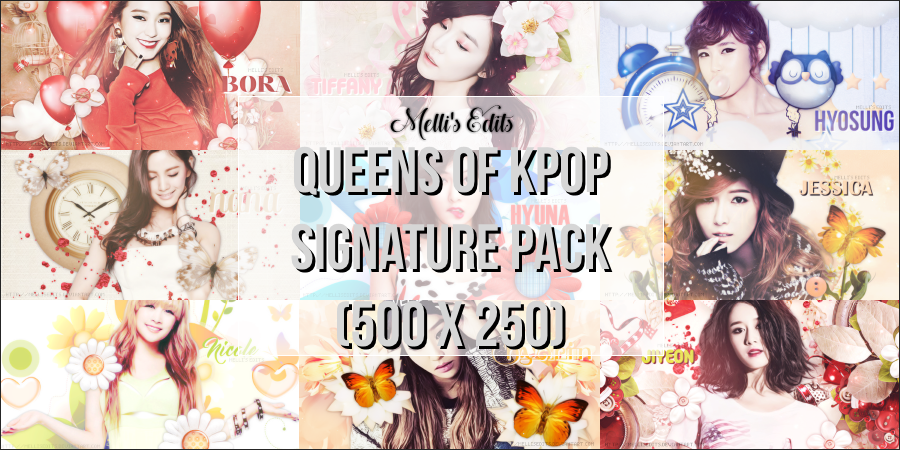 QUEENS OF KPOP SIGNATURES - MELLI'S EDITS by MellisEdits on DeviantArt