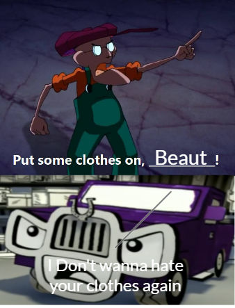Eustace Tells Beaut to Put Clothes On Meme by TheLimeLolli2025 on ...