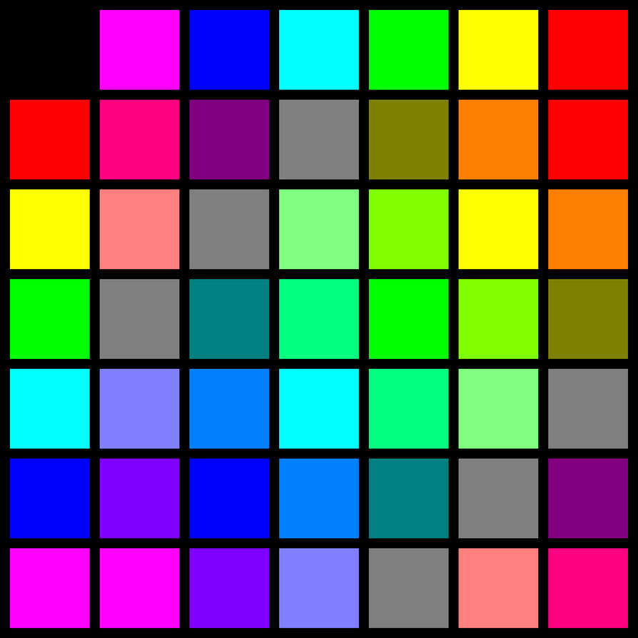 RGB color table by junguler on DeviantArt