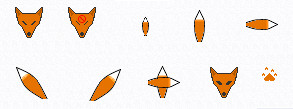 Fox Cursor Set by miso-anime on DeviantArt