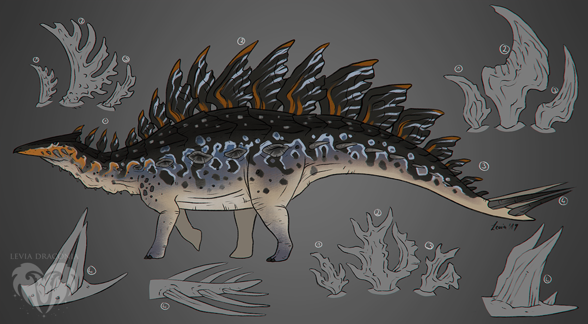Stegosaurus Mutation + FREE Base Download by LeviaDraconia on DeviantArt