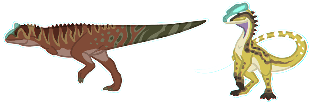 FREE Stylized Carno and Dilo Bases by LeviaDraconia on DeviantArt