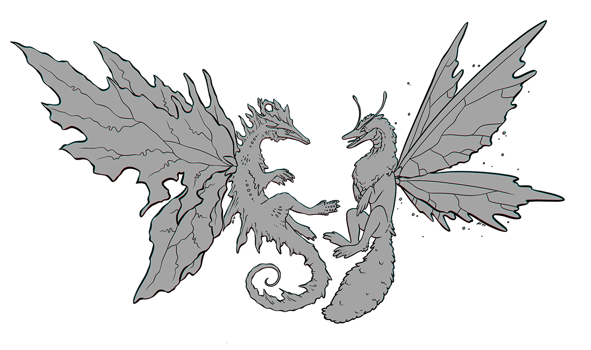 [August/September 2019] FREE Fae Dragons Base by LeviaDraconia on ...