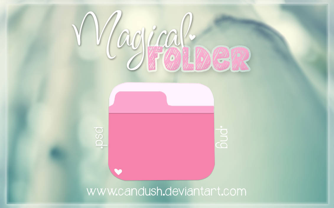 -Magical Folder .psd. by Candush on DeviantArt