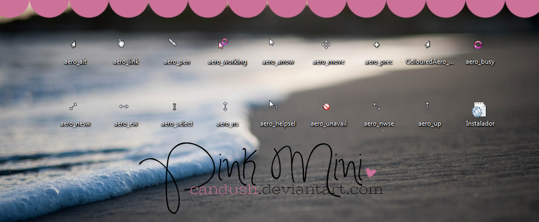 Pink Mini Cursor by Candush on DeviantArt