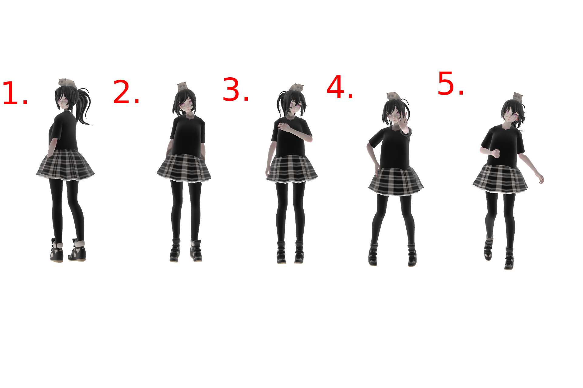 {MMD + DL} Pose Pack 1# by Cat524 on DeviantArt