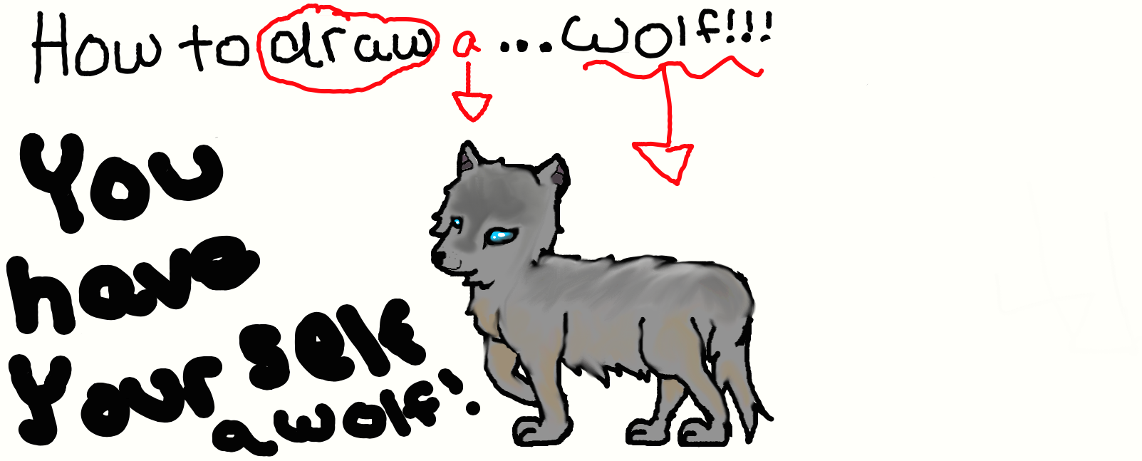 how to draw a wolf by aurawolf21 on DeviantArt