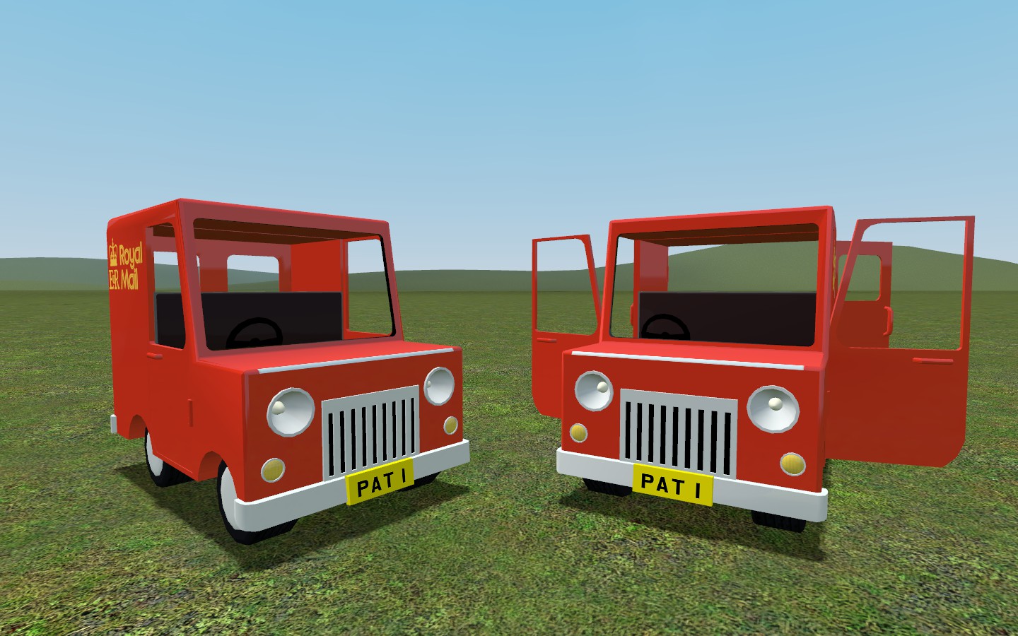 Gmod Model: Postman Pat's Van (Download) by MeltingMan234 on DeviantArt