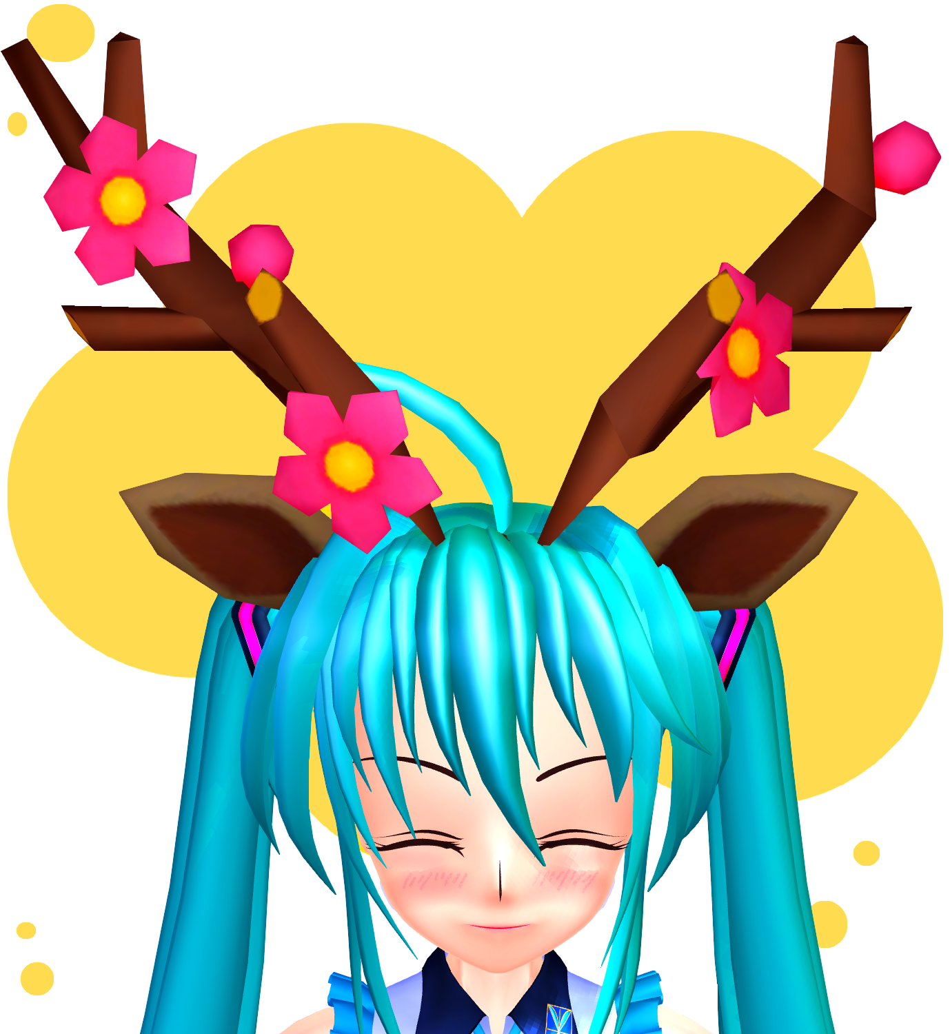 MMD - Sawsbuck Ears + Antlers + DL by lexxxyy on DeviantArt