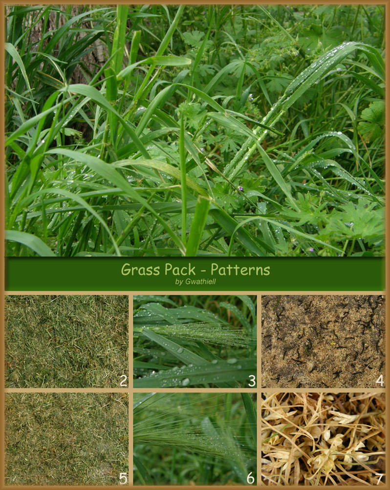 Grass Pack - Patterns by Gwathiell on DeviantArt