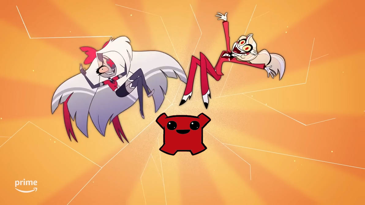Charlie, Vaggie, and Meat boy: Trust Exercises! by MeatInk360 on DeviantArt