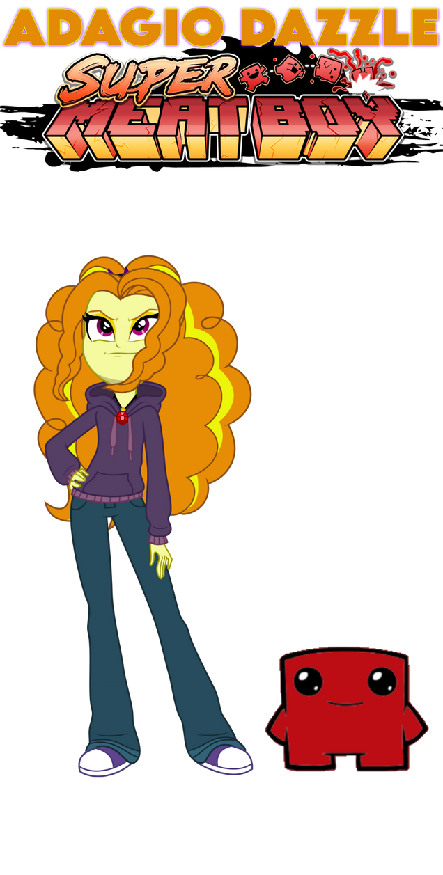 Adagio Dazzle x Super Meat boy by MeatInk360 on DeviantArt
