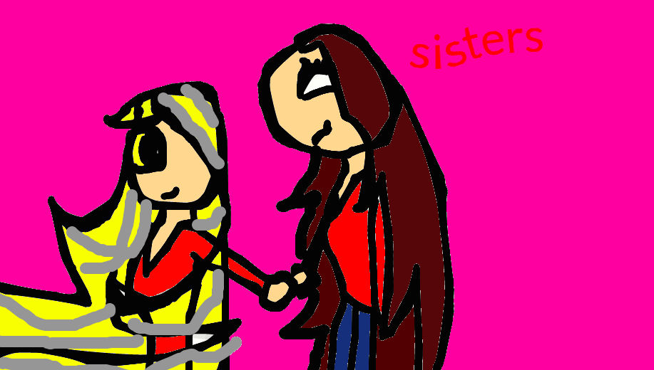 (super and dark shadow - x ) sisters by injakitty3 on DeviantArt