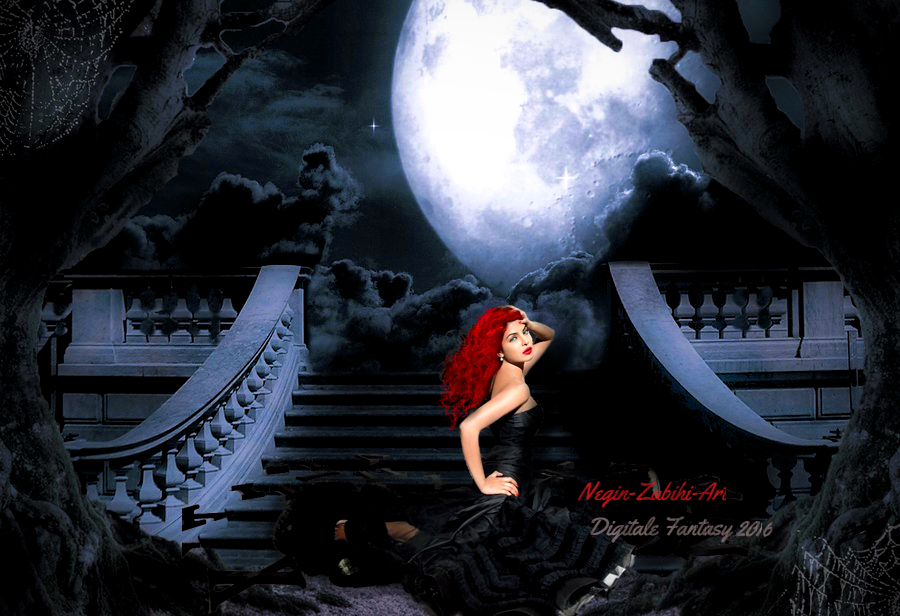 Dark Beauty Gothic Princess by Negin-Zabihi-Art on DeviantArt