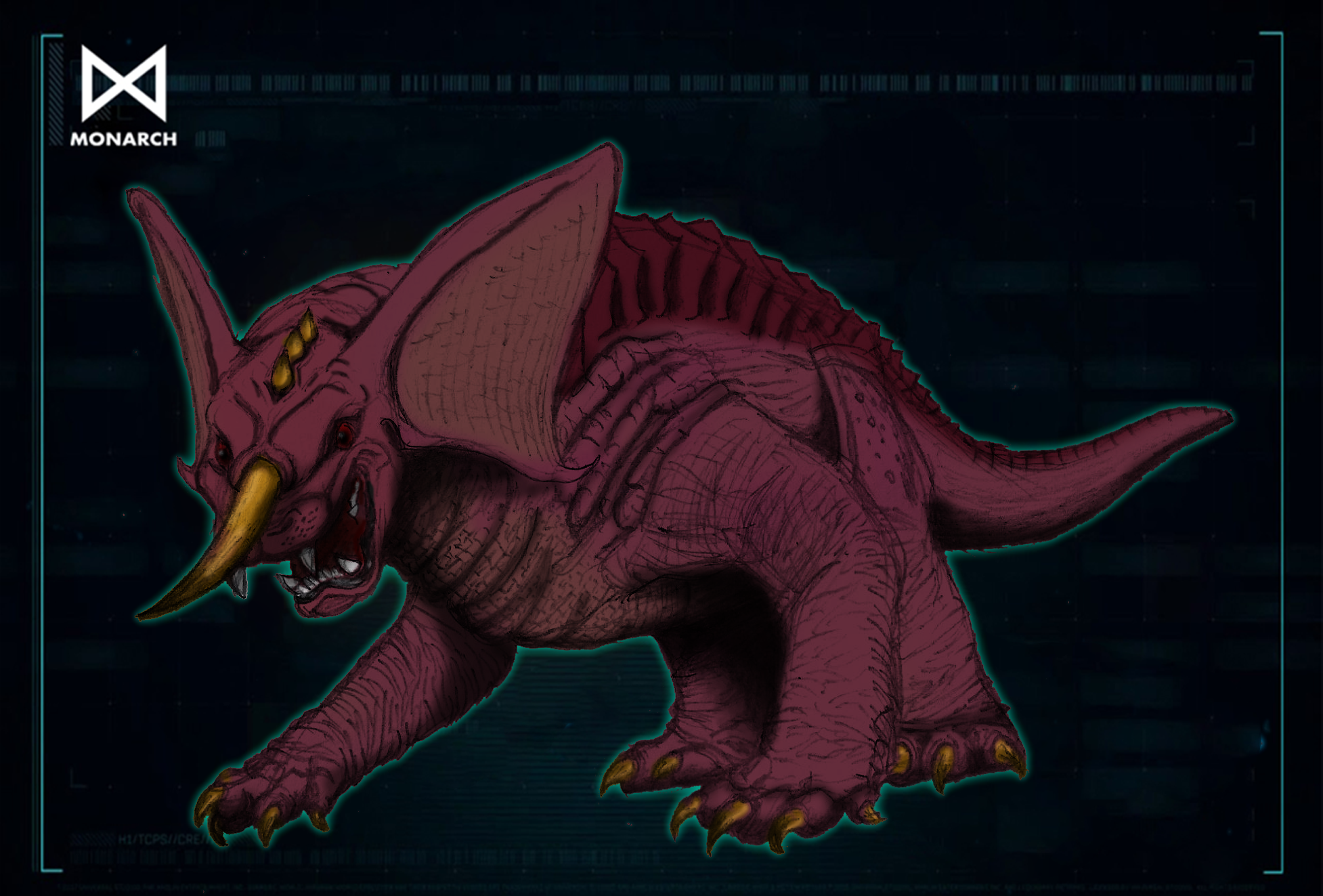 Baragon by kingrexy on DeviantArt