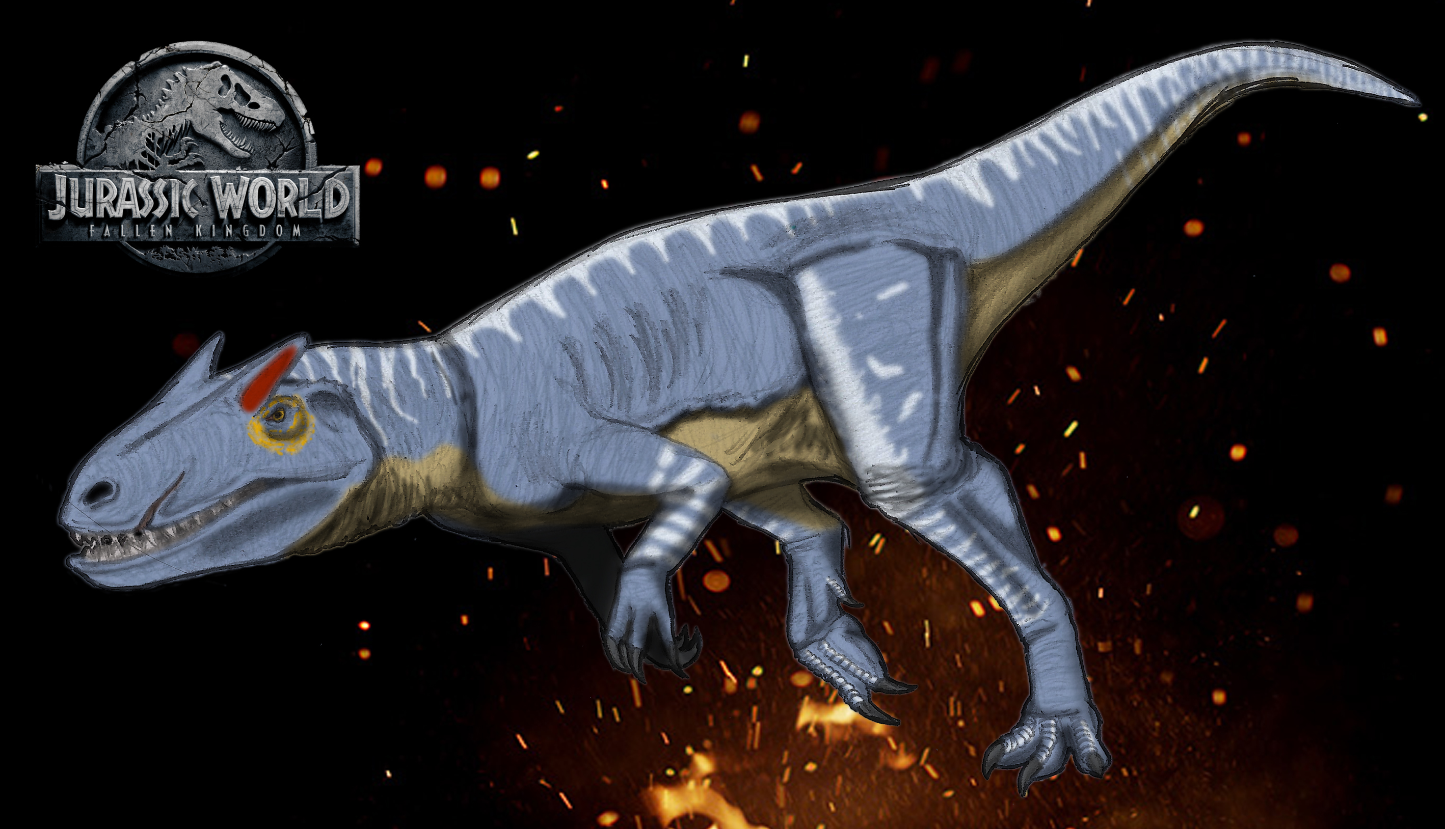 Allosaurus juvenile by kingrexy on DeviantArt