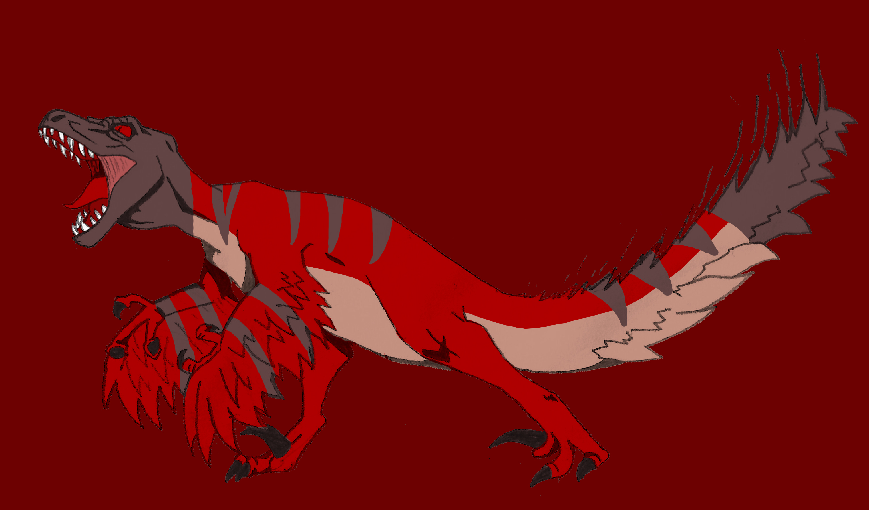 Primal: raptor by kingrexy on DeviantArt