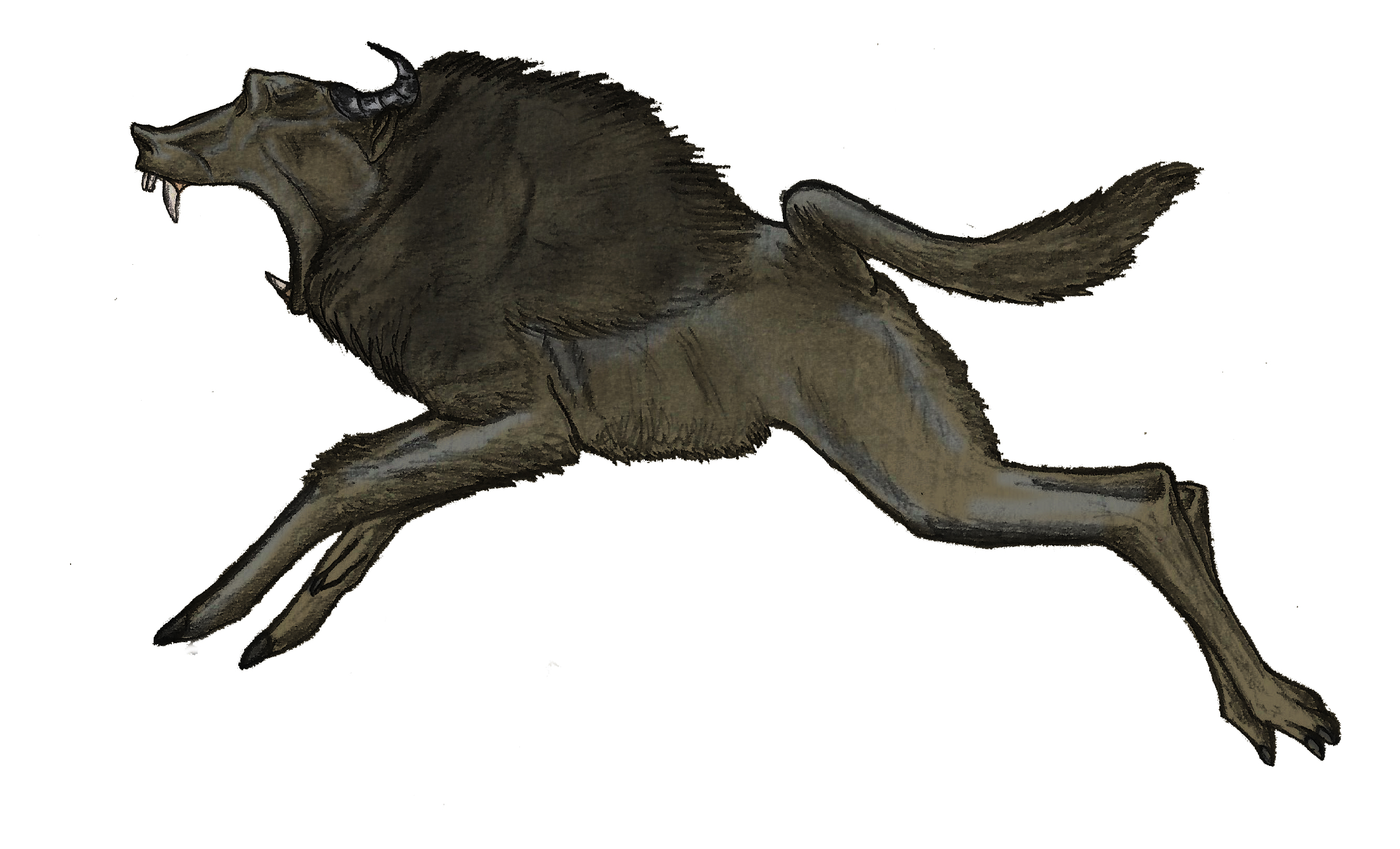 Wildebeest Baboon by kingrexy on DeviantArt