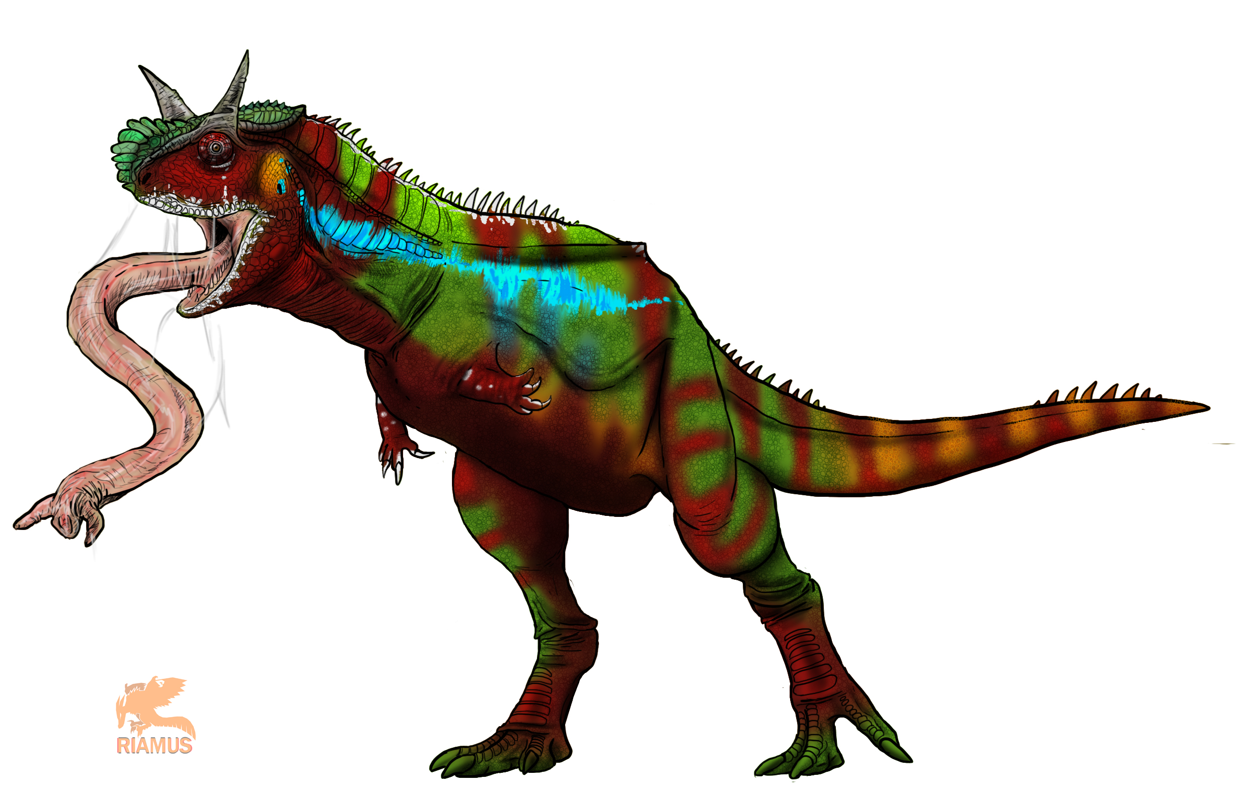 Commission 6 Carnotaurus by kingrexy on DeviantArt