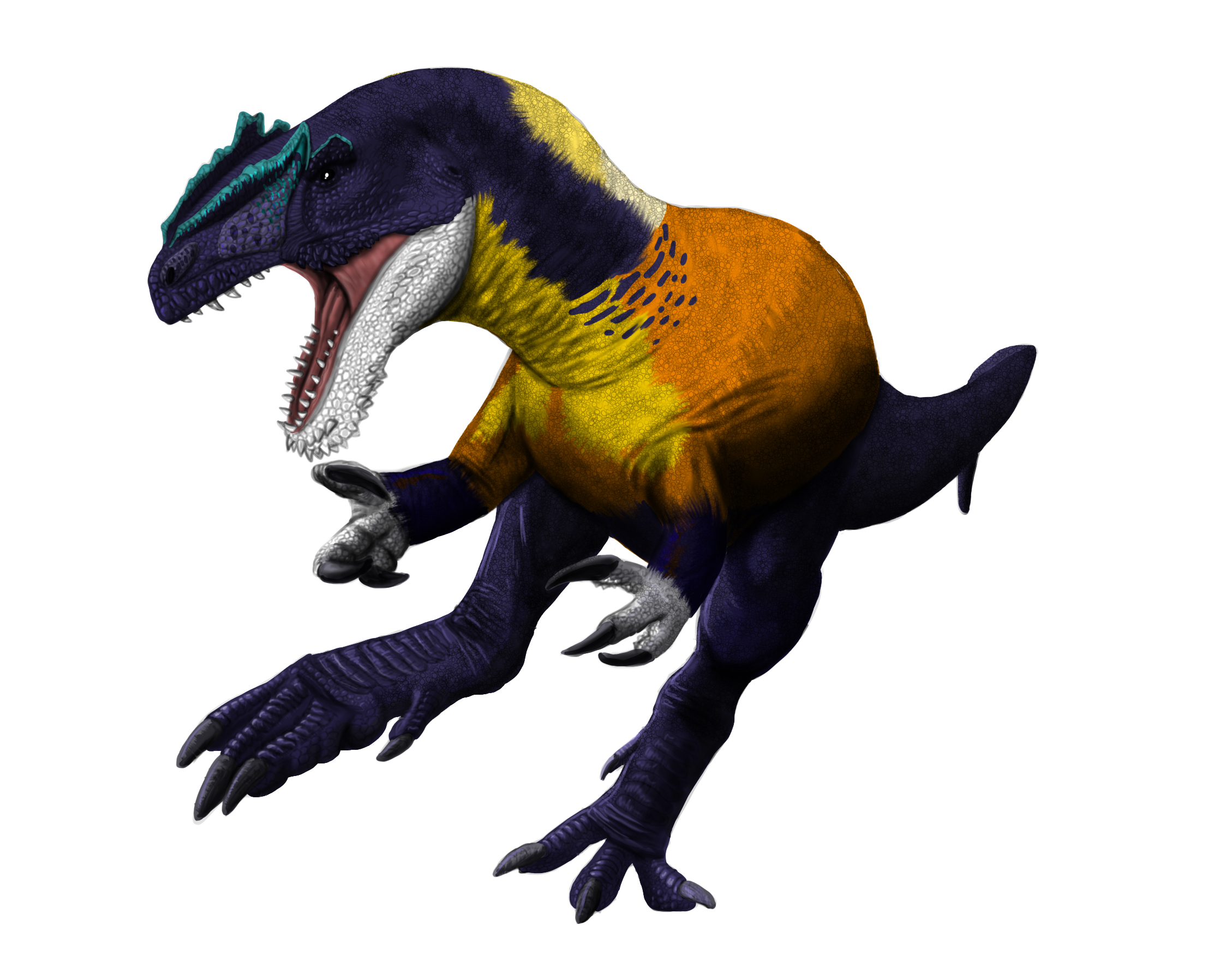 Commission 8 - Allosaurus by kingrexy on DeviantArt