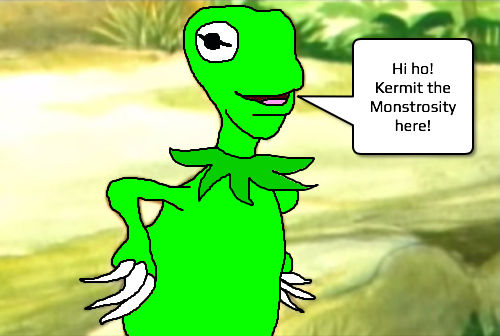 Kermit the Monstrosity by MegaToon1234 on DeviantArt