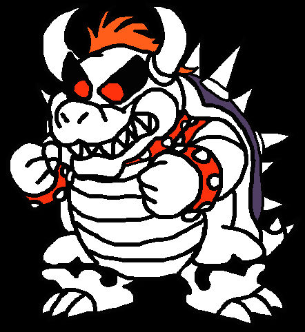 Classic Dry Bowser by MegaToon1234 on DeviantArt